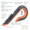 Slice 10493 Squeeze-Trigger Auto-Retractable Metal Utility Knife ...