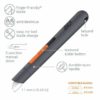 Slice 10493 Squeeze-Trigger Auto-Retractable Metal Utility Knife ...